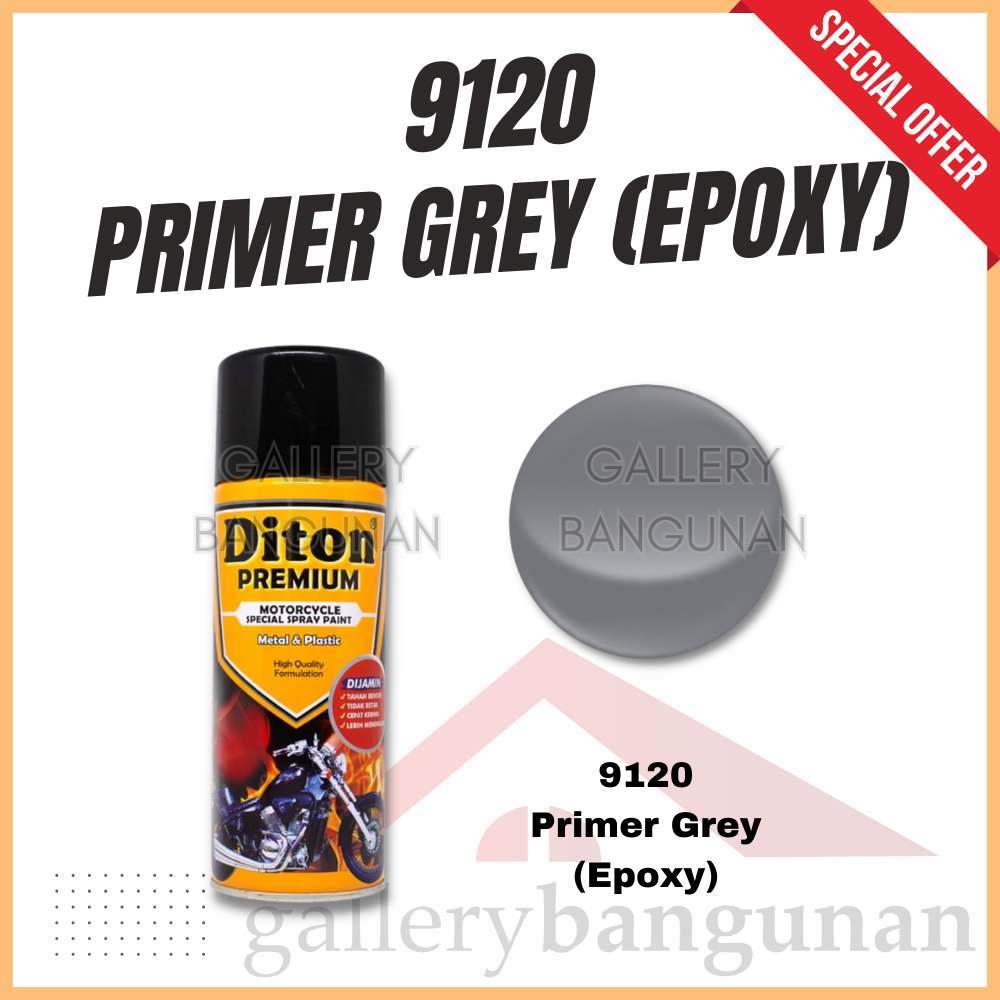 Jual Diton Premium 9120 Primer Grey Pilok Pylox Epoxy Poxy Abu Abu Cat ...