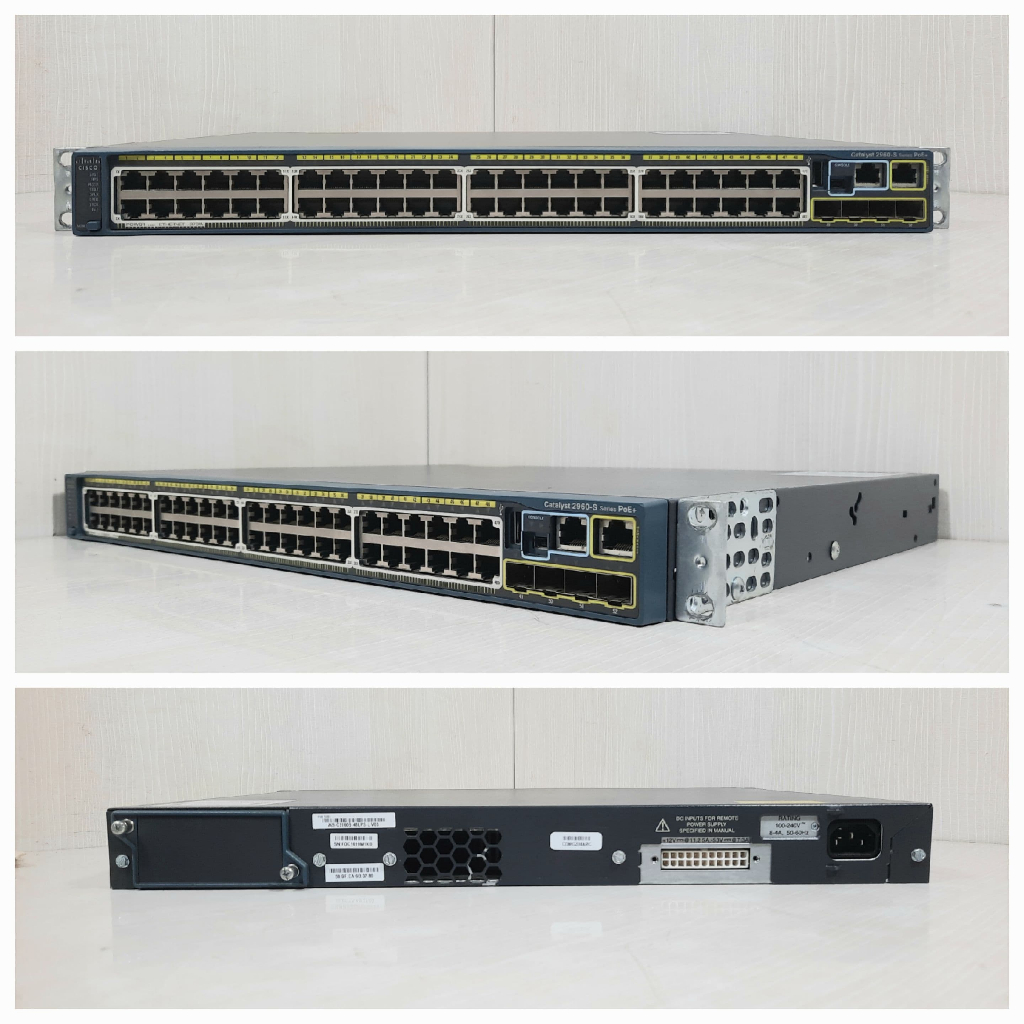 Jual Switch Cisco Catalyst 2960-S Series PoE+ WS-C2960S-48LPS V03 ...
