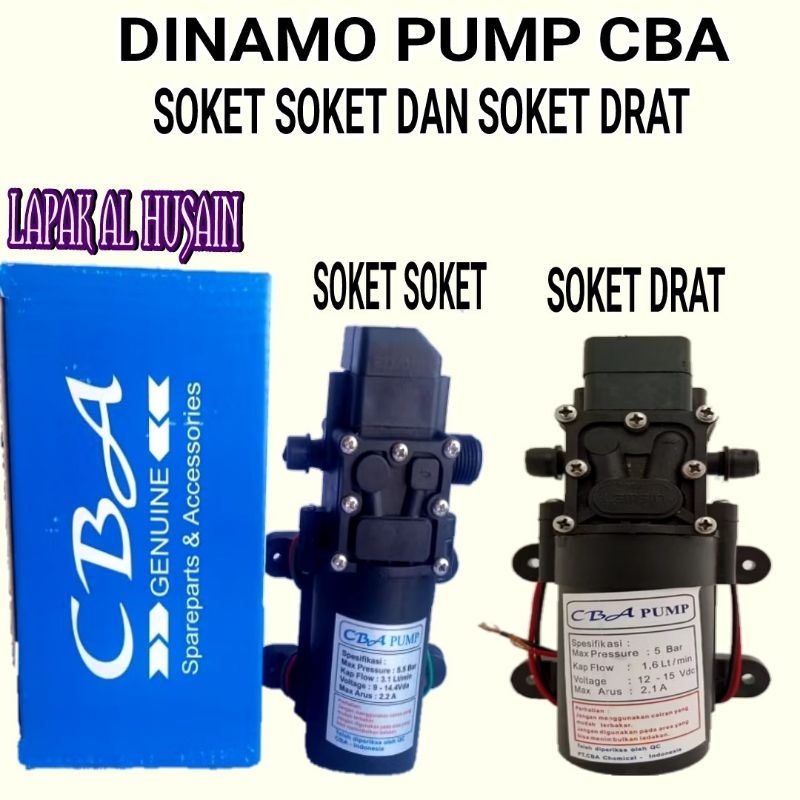 Jual DINAMO PUMP CBA ORIGINAL SOKET SOKET DAN SOKET DRAT BISA COD ...