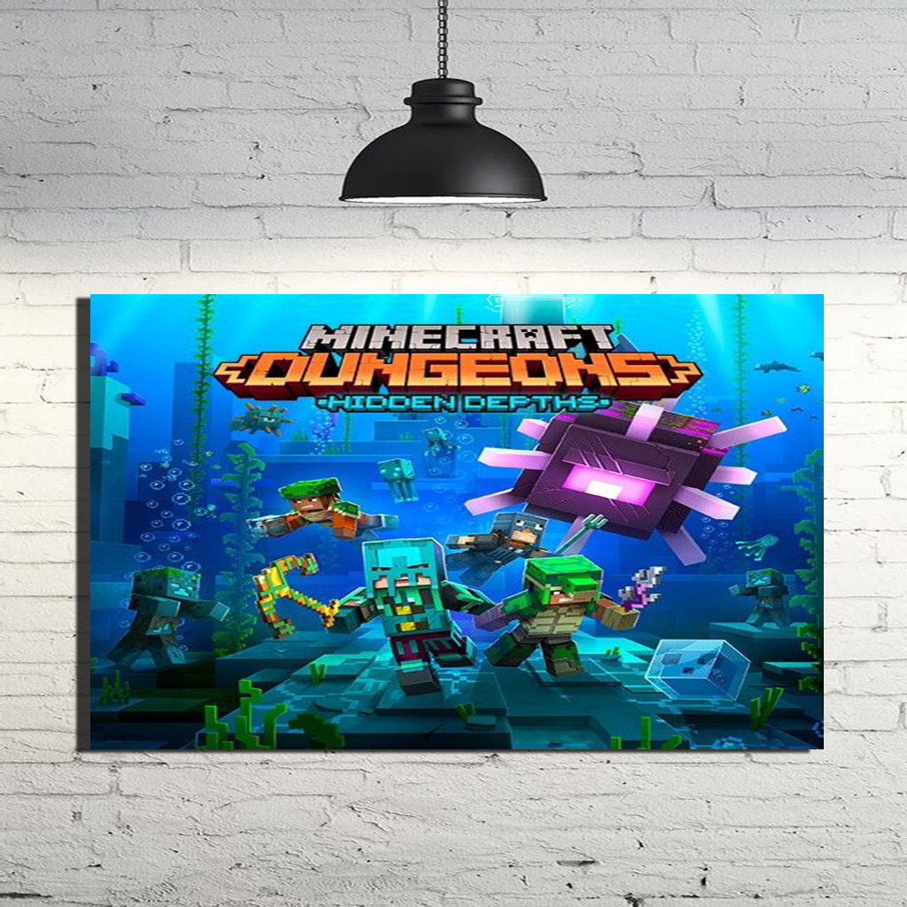Jual Poster Hiasan Dinding Minecraft Dungeons | Shopee Indonesia