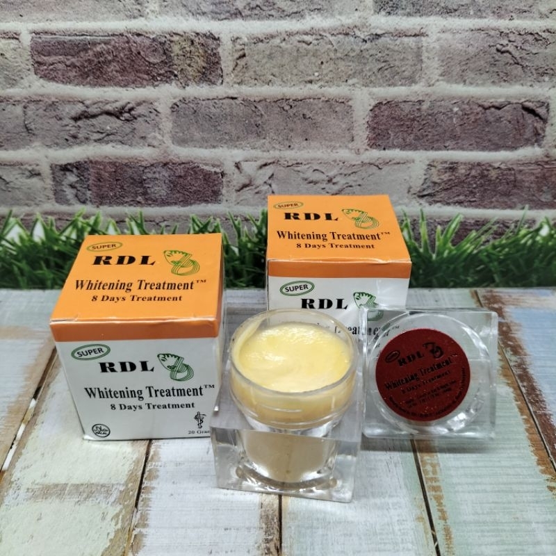 Jual Cream RDL Super 2in1 /Cream RDL Whitening Treatment 8 Hari Ecer | Shopee Indonesia