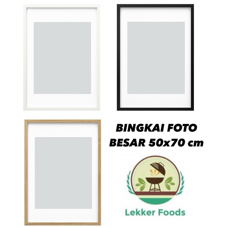Jual Bingkai Foto Besar 50x70 cm / Frame Jumbo Pajangan Gambar Dinding ...