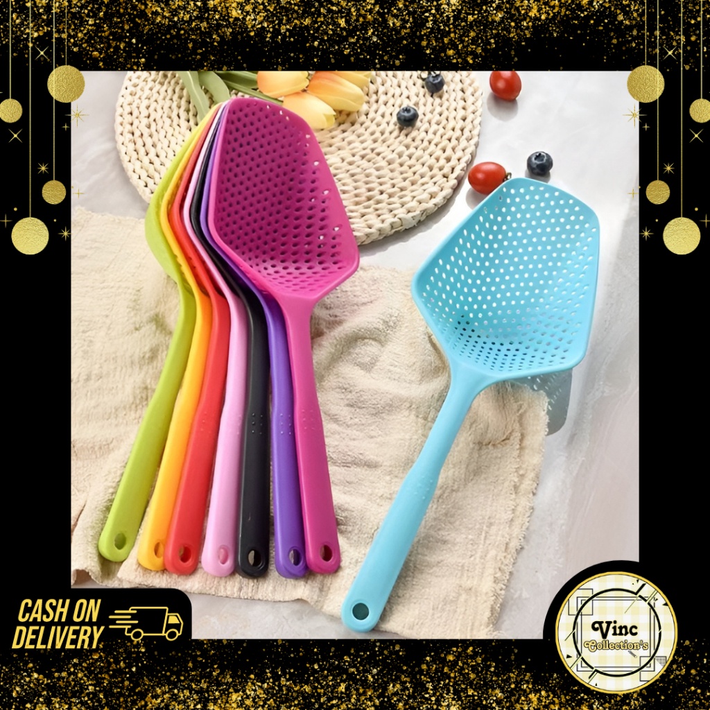 Jual SENSASIONAL Sendok Penyaring Makanan Pasta Tahan Panas Saringan ...