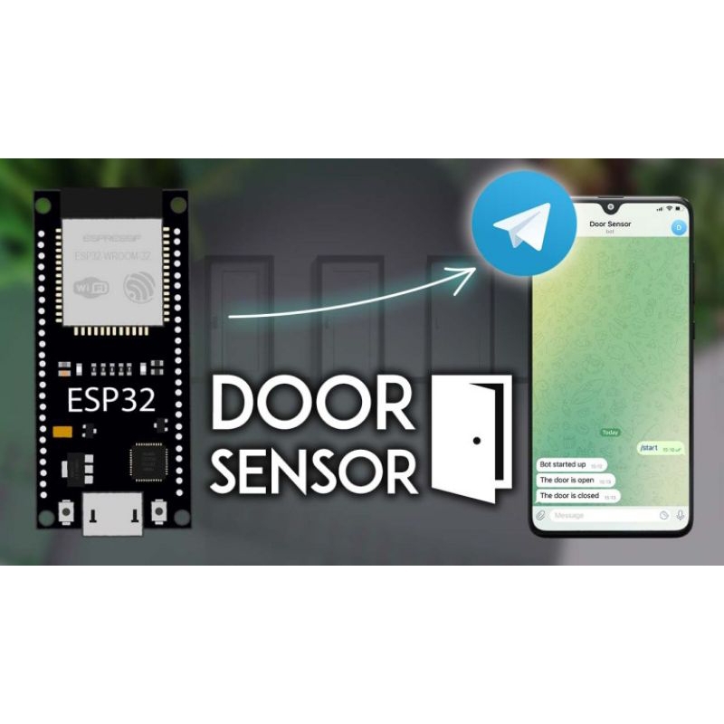 Jual prototype sistem monitor pintu rumah menggunakan esp32 dan sensor ... Jual prototype sistem monitor pintu rumah menggunakan esp32 dan sensor ...