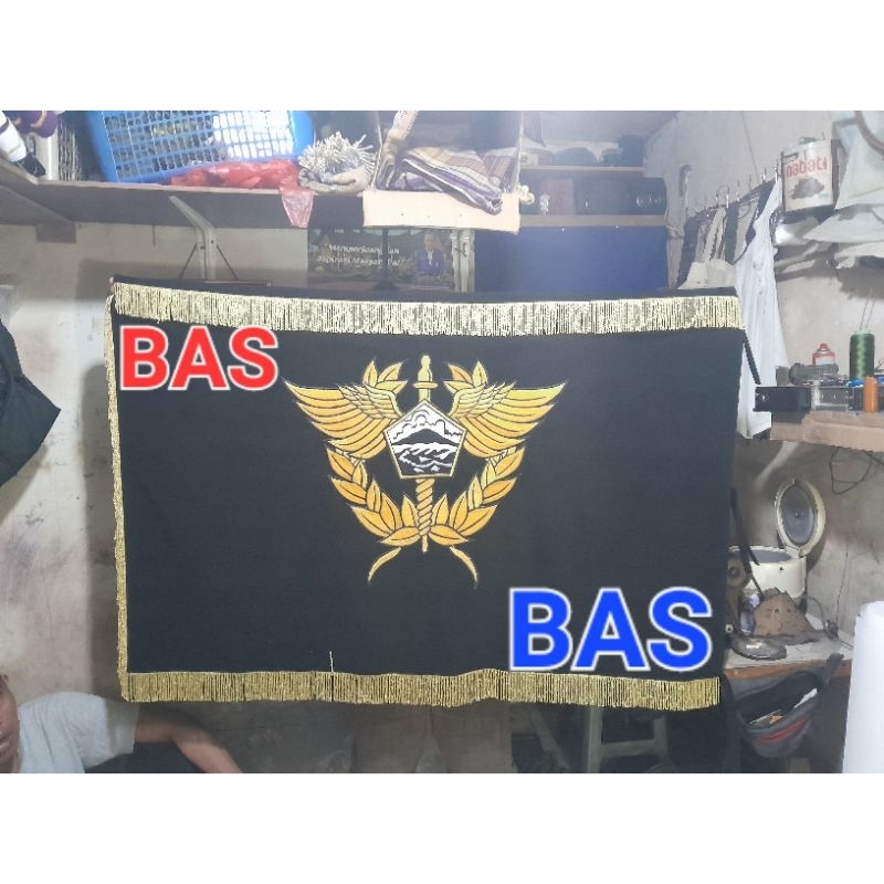 Jual bendera pataka bea cukai/bendera bordir/bendera custom/bendera ...