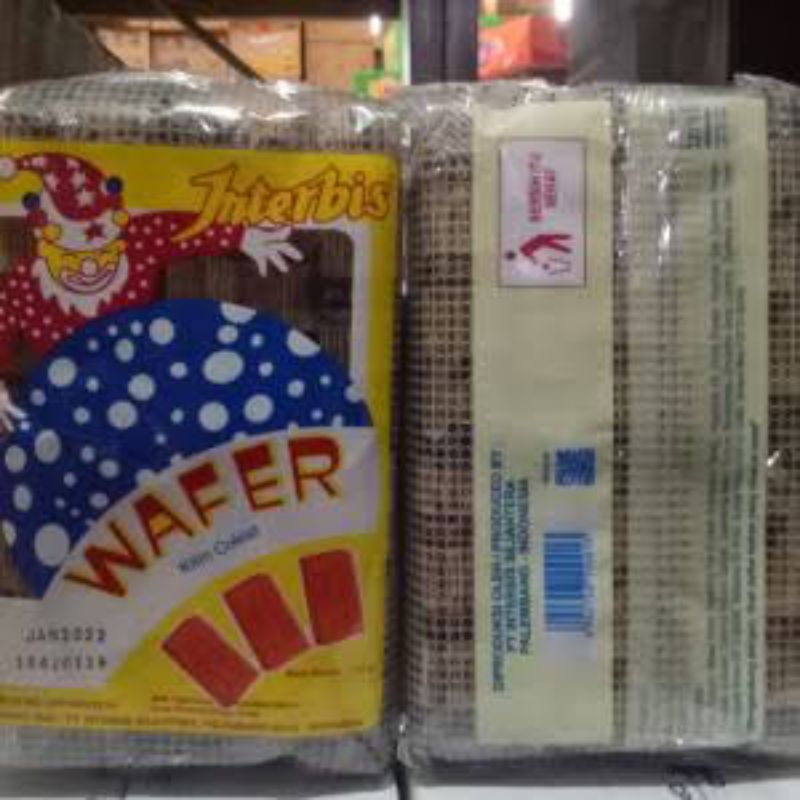 Jual wafer jadul/roti es/wafer badut isi 10 | Shopee Indonesia