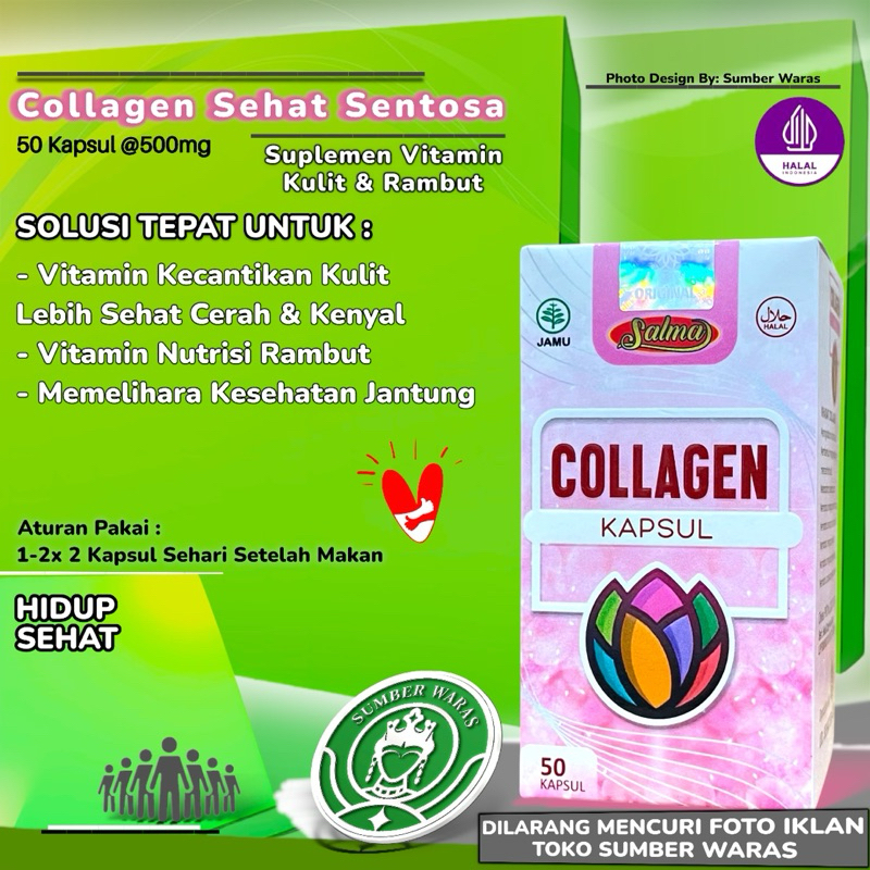 Jual Kapsul Collagen Sehat Sentosa - Fish Collagen Nutrisi Vitamin ...