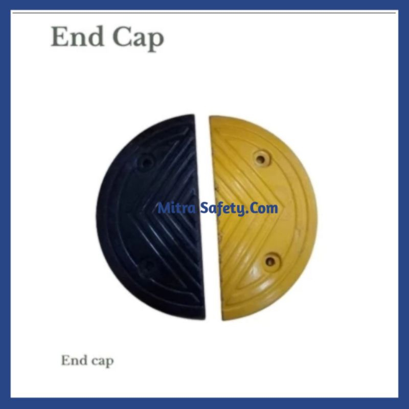 Jual Rubber End Cap Polisi Tidur 7cm / Rubber End Cap Speed Bump ...