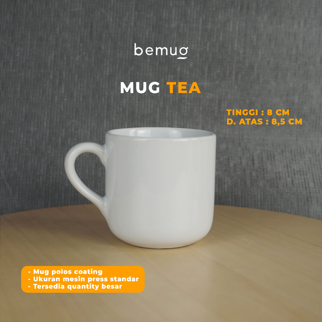 Jual Mug Tea Polos Coating siap Press | Mug Tea Sublim | Mug Keramik ...