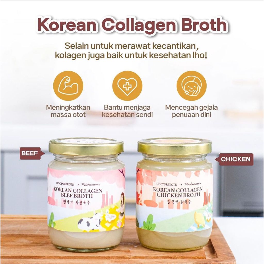 Jual DOCTOR BROTH x Michimomo - KOREAN COLLAGEN BROTH - BEEF | Shopee ...