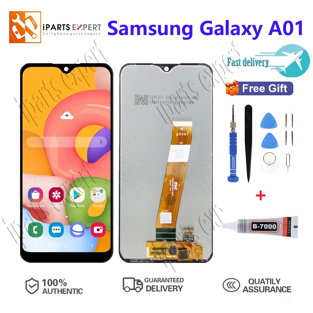 Jual IPARTSEXPERT 【Tes asli】Original LCD For Samsung Galaxy A01 A015 ...