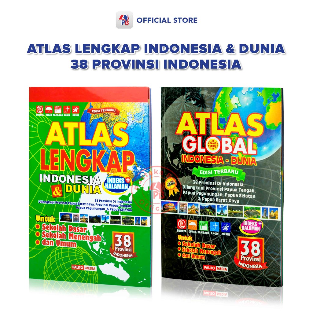 Jual Buku Atlas 38 Provinsi Edisi Terbaru / Atlas Lengkap Indonesia ... Jual Buku Atlas 38 Provinsi Edisi Terbaru / Atlas Lengkap Indonesia ...