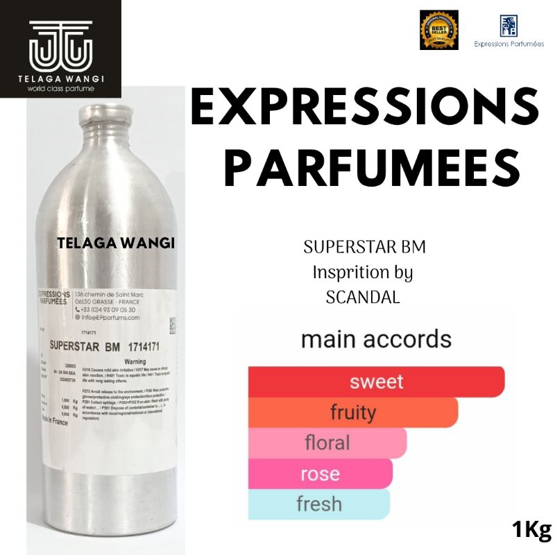 Jual SUPERSTAR BM BY EXPRESSION VS SCANDALOUS / PARFUM BIBIT MURNI ...