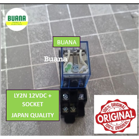 Jual Relay LY2N 12vdc Ori Jepang plus socket 8 pin | Shopee Indonesia