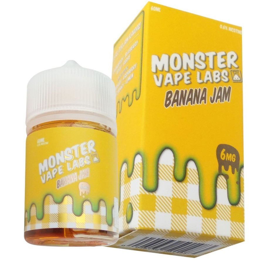 Jual Liquid MVL Monster Vape Labs Banana Jam 3MG/6MG 60ML | Shopee Indonesia