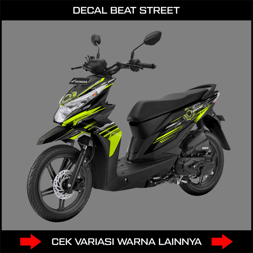 Jual STIKER DECAL HONDA BEAT STREET 2017 - 2019 / STICKER FULL BODY ...