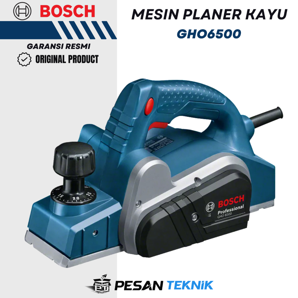 Jual Mesin serut kayu planer ketam penghalus kayu BOSCH GHO 6500 ...