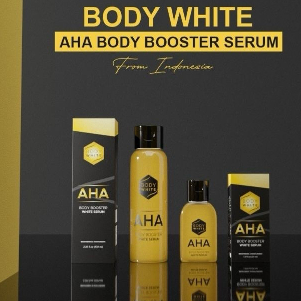 Jual Body White AHA Body Booster White Serum 30ML & 100ML -TONER 250ML-TONE UP 200ML | Shopee ...
