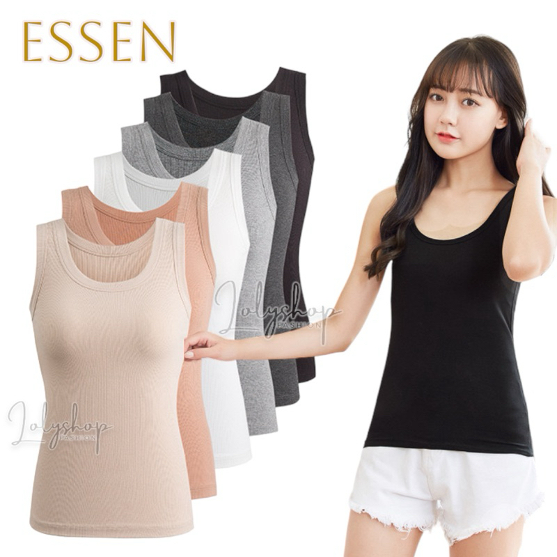 Jual LOLY - Tangtop premium Wanita / Tanktop ESSEN / Tank Top Tali ...