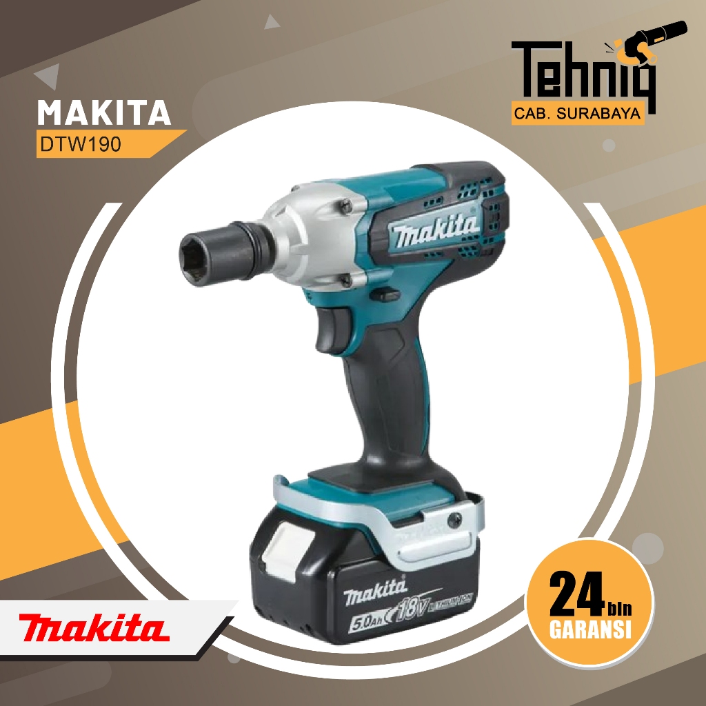 Jual Mesin Cordless Impact Wrench Makita DTW190 | Shopee Indonesia