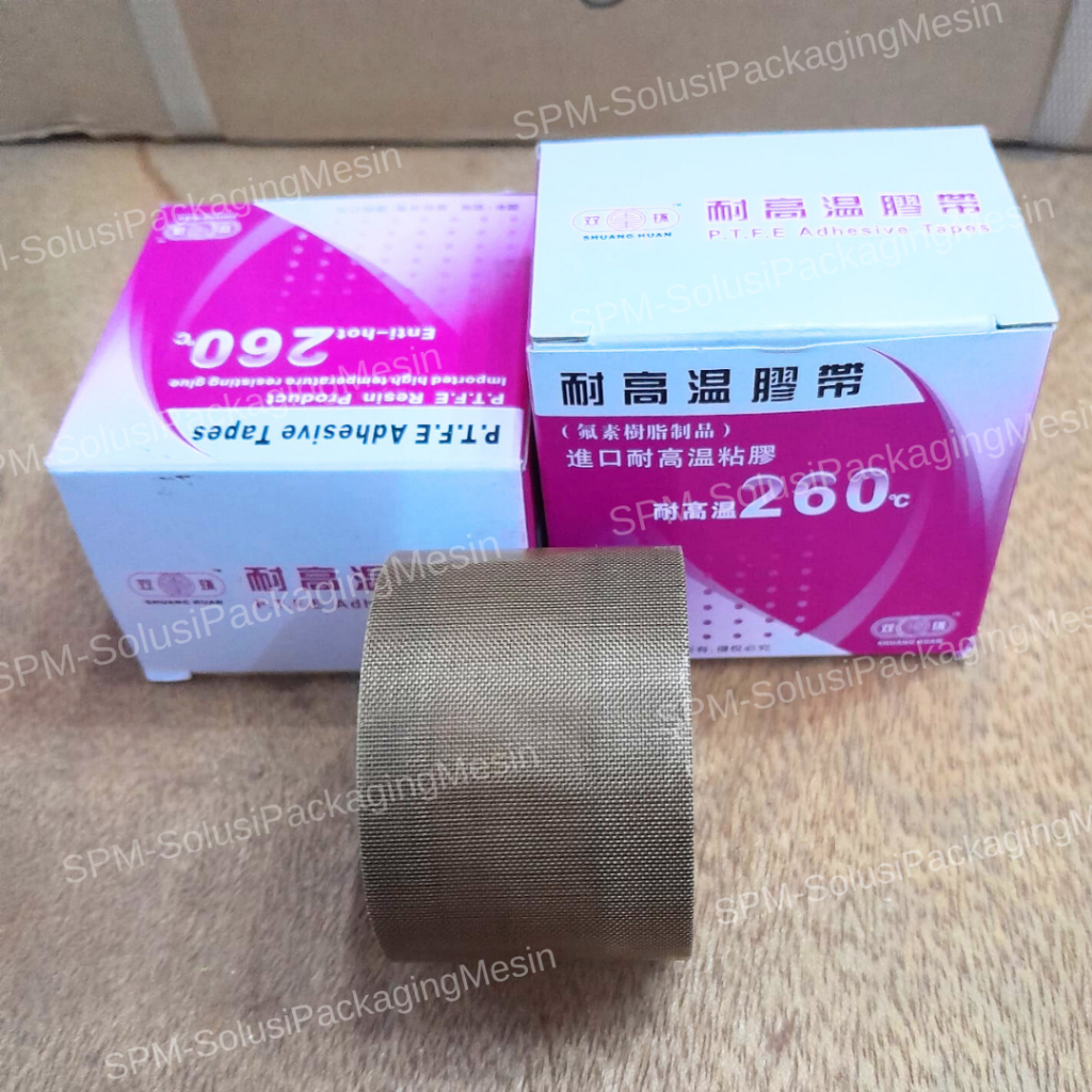 Jual Teflon Tape Isolasi Solasi Tahan Panas Mesin Sealer | Shopee Indonesia