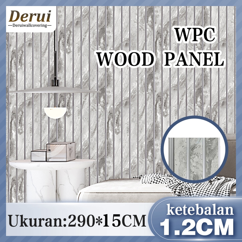 Jual Wood Wall Panel PVC Dekorasi Dinding 150 x 12mm 2.9Meter Motif ...