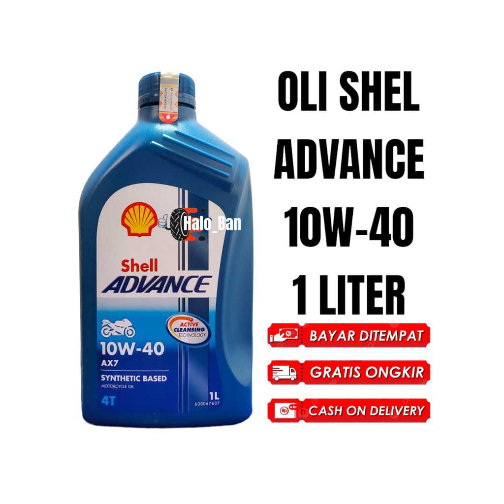 Jual OLI SHELL ADVANCE 1 LITER ORIGINAL oli 1 liter oli oli shell oli ...