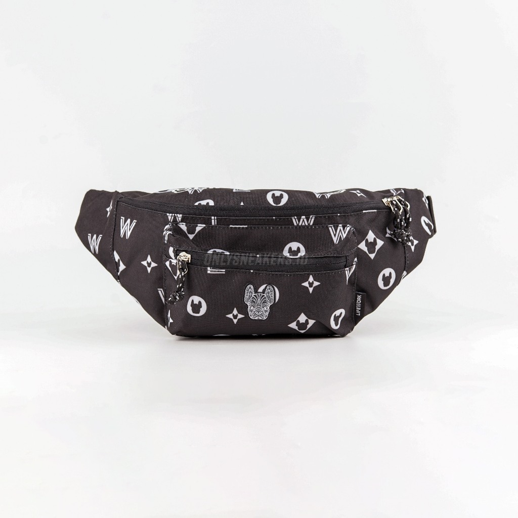 Jual LIFEWORK RADOG WAPPEN HIPSAC PATTERN BLACK (100% AUTHENTIC ...