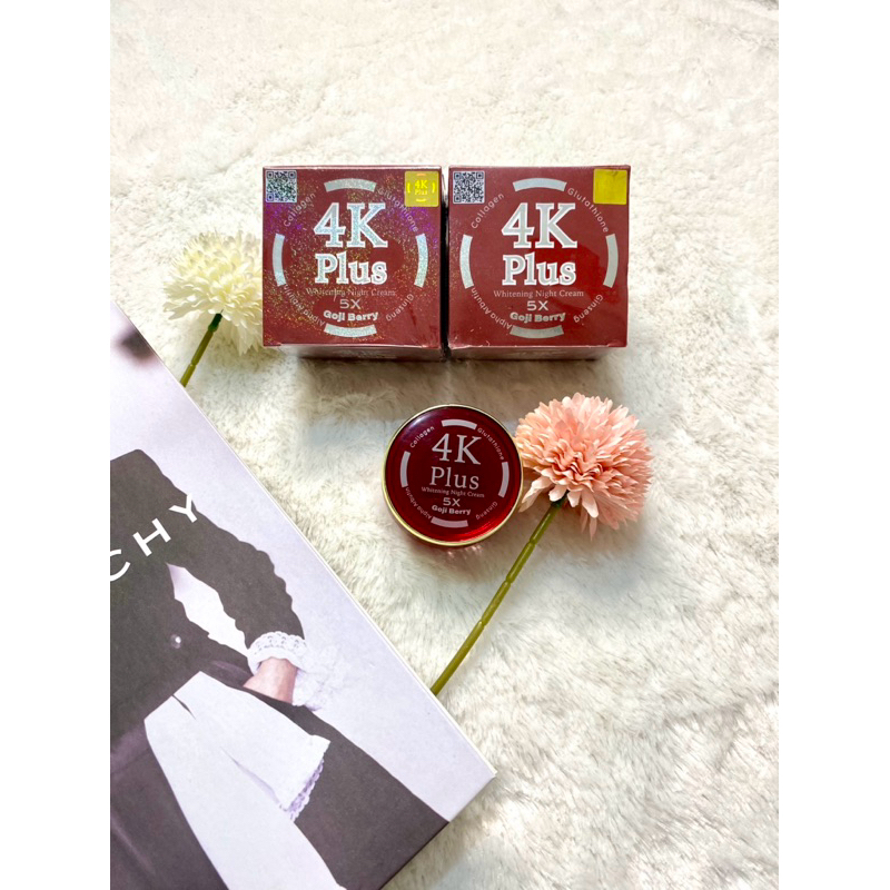Jual 4K PLUS WHITENING CREAM 5X / 4K GOJIBERRY / 4K BERRY PLUS / 4K DAY ...