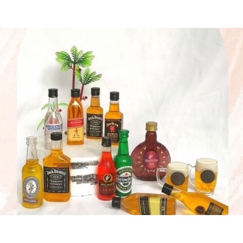 Jual alcohol cake Topper hiasan miniatur alkohol | Shopee Indonesia