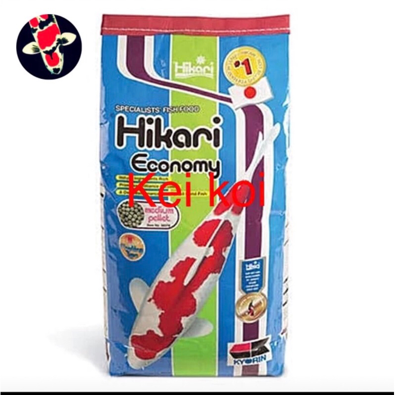 Jual HIKARI ECONOMY FLOATING 4 KG PAKAN PELET KOI | Shopee Indonesia