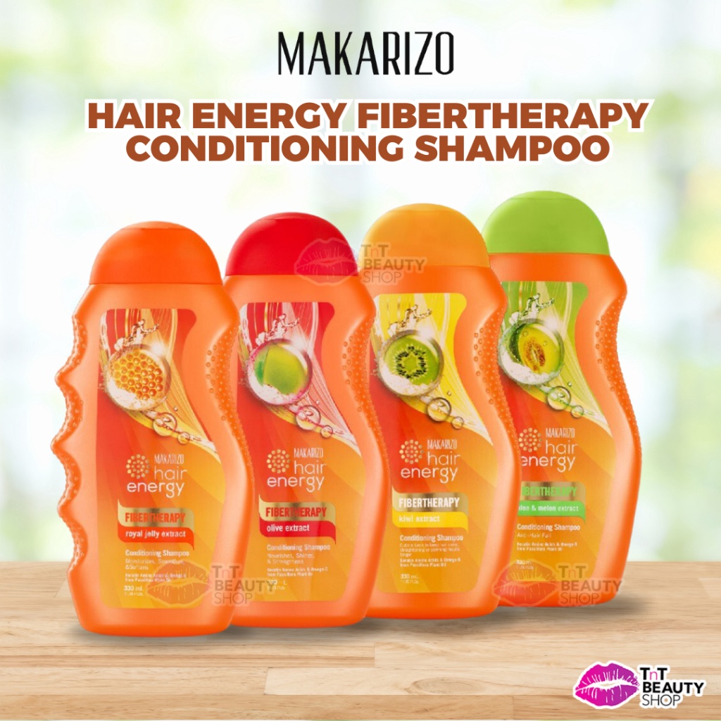 Jual GOGO Makarizo Hair Energy Fibertherapy Conditioning Shampoo 33ml ...