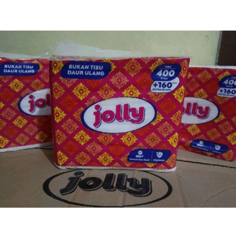 Jual Tisu Jolly 560 gram / Jolly Facial Tissue 2 ply 560 gram | Shopee ...