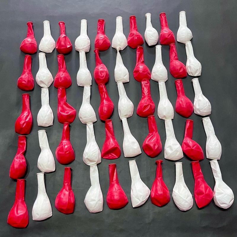 Jual Balon doff 12 inch balon latex retro matte per 50 pcs balon merah ...