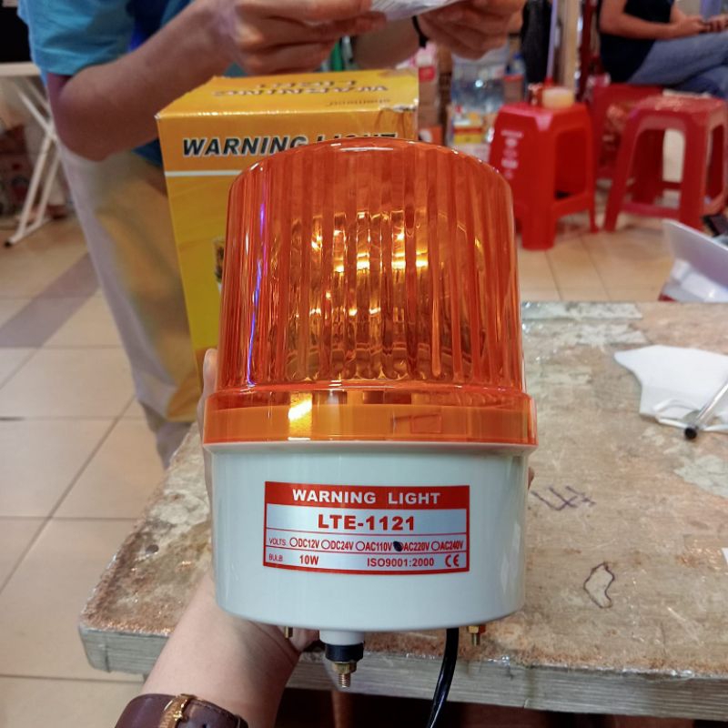 Jual Lampu Rotary / Warning Light LTE 1121 AC 220V Warna Kuning ...