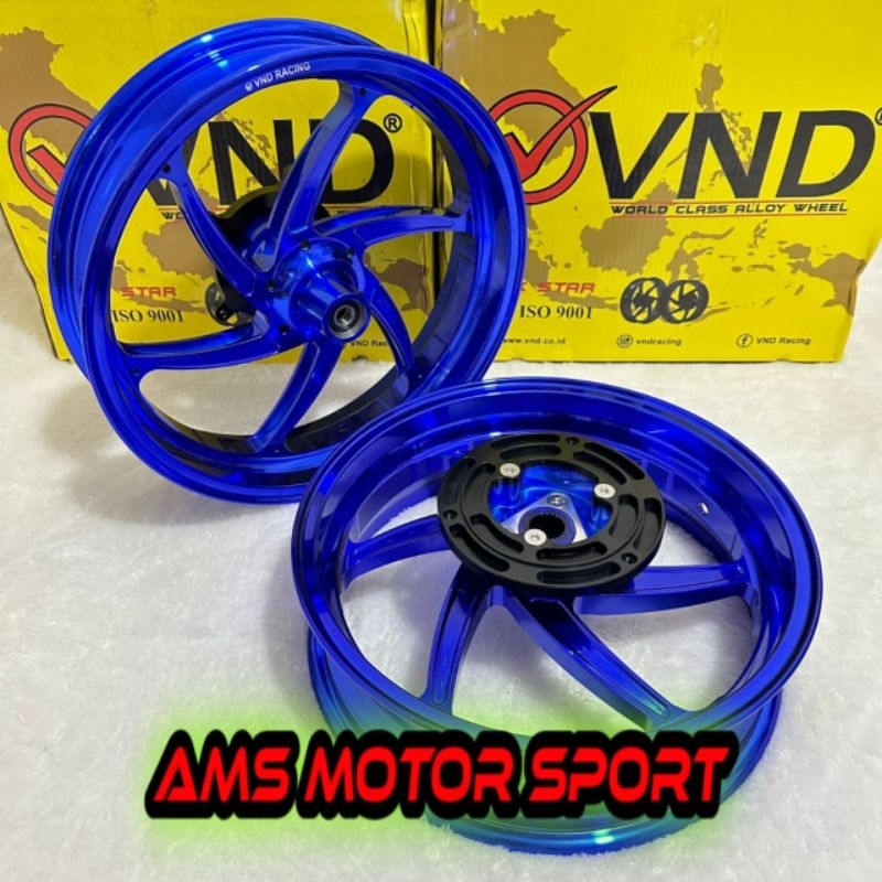 Jual Velg VND Six Star Forged 350x14 & 400x14 Yamaha Xmax 300 Xmax 250 ...