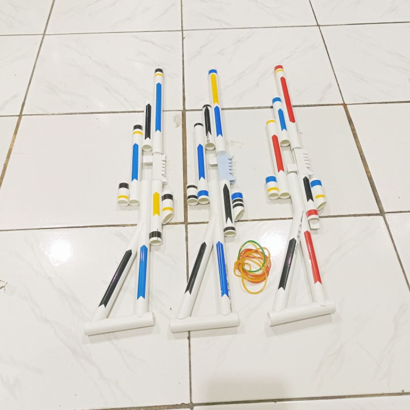 Jual Mainan Tembakan Paralon / Mainan tembak PVC Peluru Karet Mudah di ...