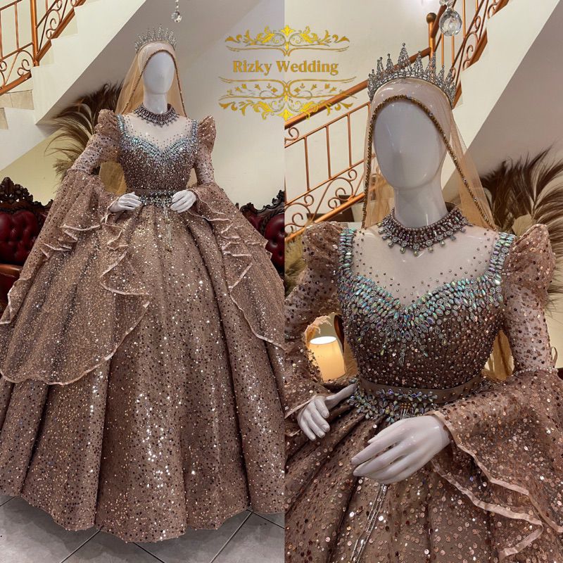 Jual Gaun pengantin premium || gaun berbie pernikahan || gaun pengantin ...