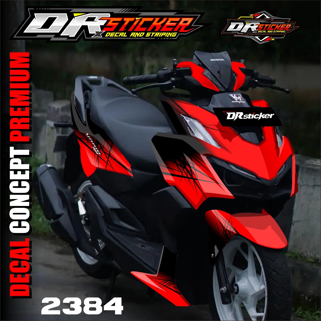 Jual DECAL VARIO 160 / MOTIF GRAFIS / STICKER VARIO 160 / SETIKER VARIO ...