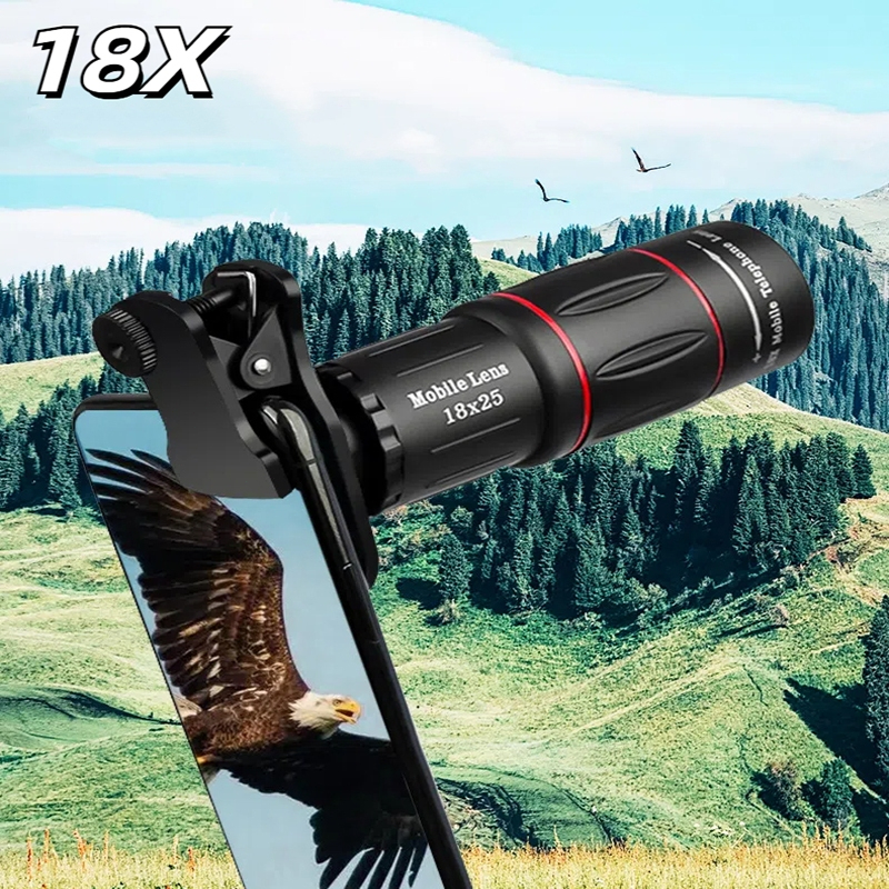 Jual 28x zoom lensa 18x25 telezoom lensa tele zoom hp Dengan Tripod ...