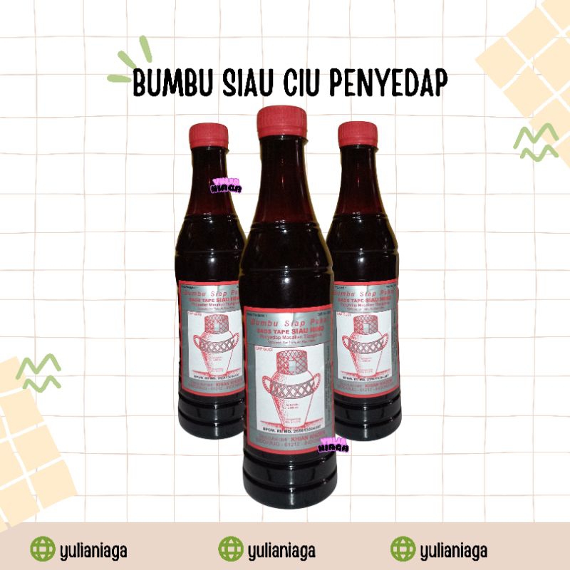 Jual SIAU CIU TAPE MERK GENTONG - PENYEDAP MAKANAN KHAS TIONGHOA ...