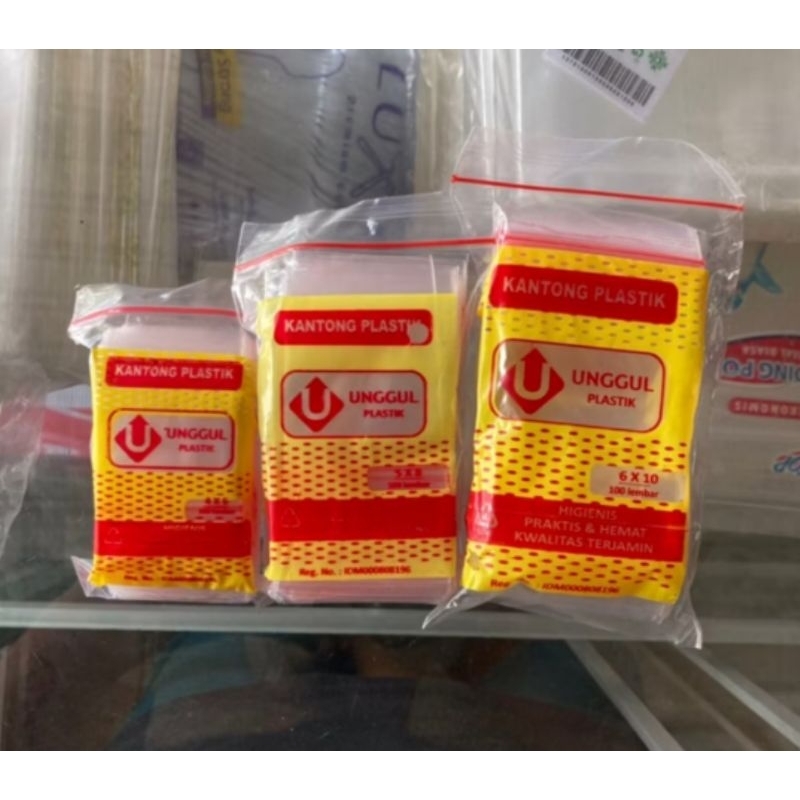 Jual Plastik Klip Unggul Ukuran 4x6 / 5x8 - 100pcs | Shopee Indonesia