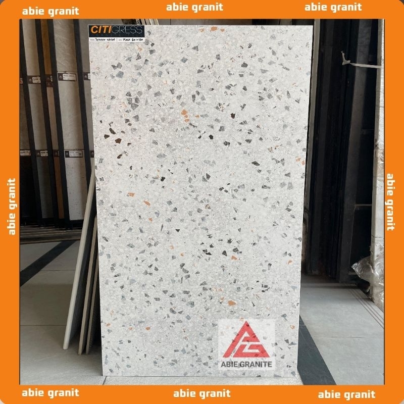 Jual Granit Citigress 60x120 terazo white matt | Shopee Indonesia