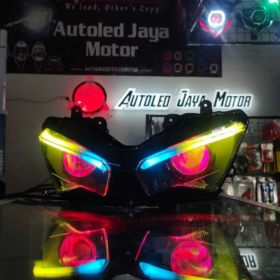Jual REFLEKTOR LAMPU DEPAN ZX25R ZX-25R BILED AES TURBO SE EXSPERIENCE ...