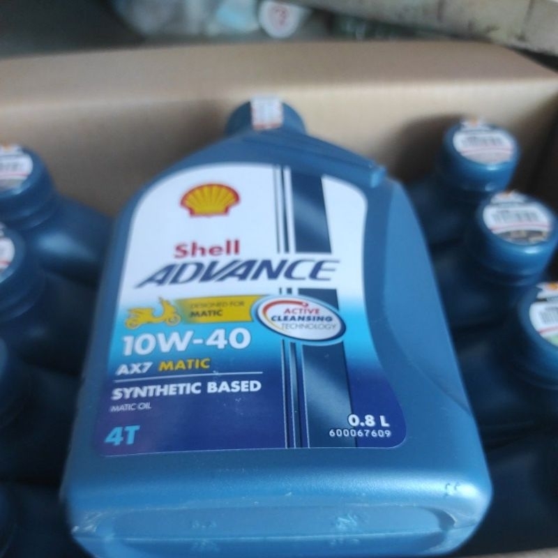 Jual SHELL ADVANCE AX7 10W/40 800 ML original | Shopee Indonesia