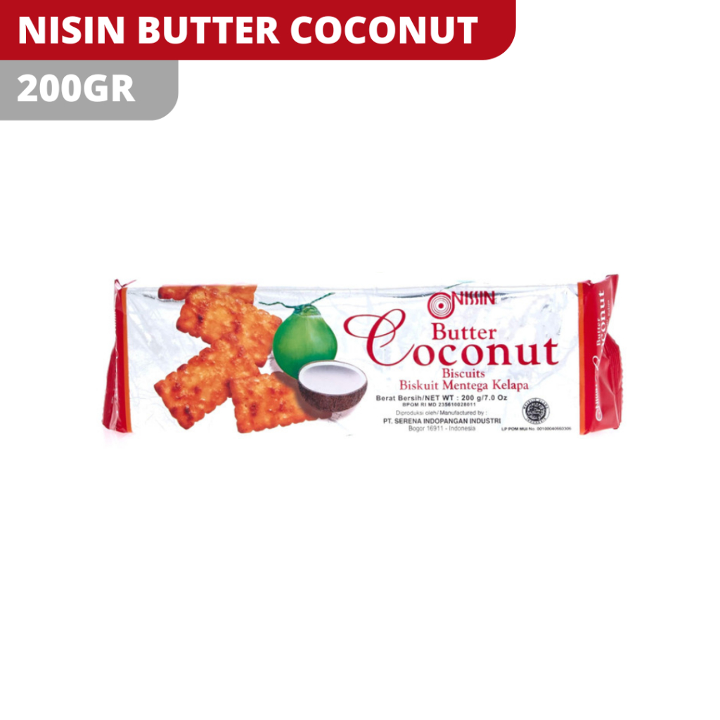 Jual NISSIN BUTTER COCONUT BISKUIT MENTEGA KELAPA 200gr | Shopee Indonesia