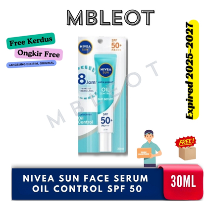 Jual Nivea Sun Protect & White Oil Control Serum SPF 50+ 30ML | Shopee ...