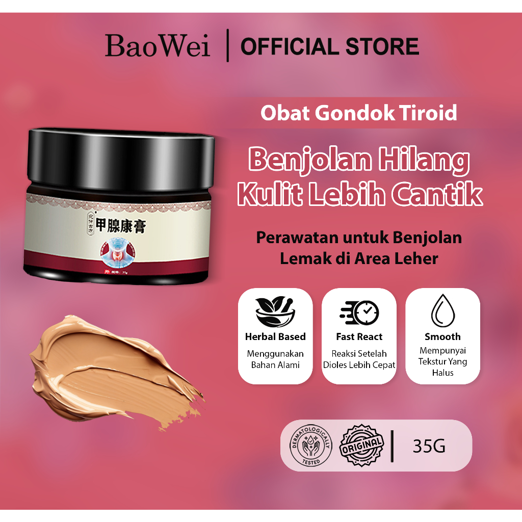 Jual Obat Gondok 35g Kelenjar Tiroid Hipertiroid Hipotiroid Gondok ...