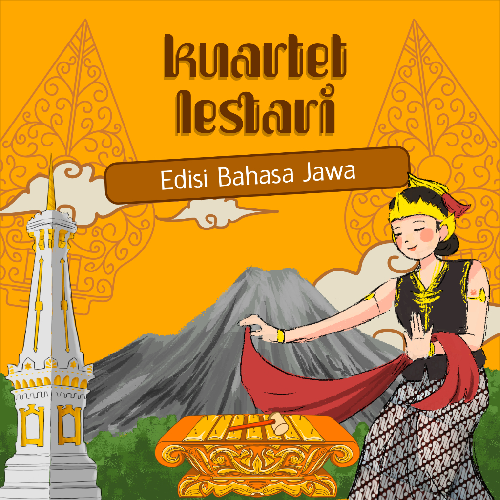 Jual Kartu Kuartet Lestari Edisi Bahasa Jawa (52 Kartu + Buku Pedoman ...