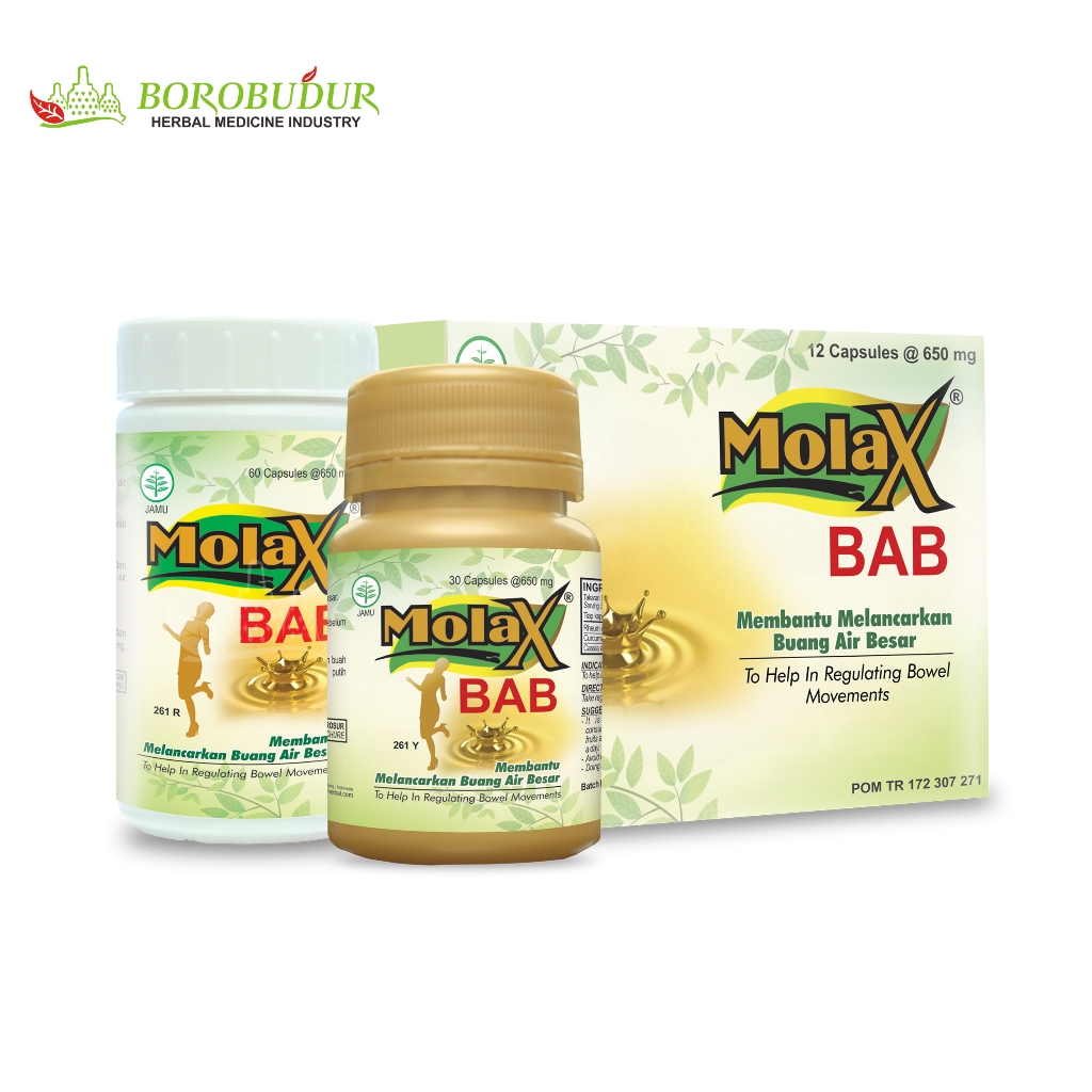 Jual Borobudur Herbal - Membantu Melancarkan Buang Air Besar Molax BAB ...